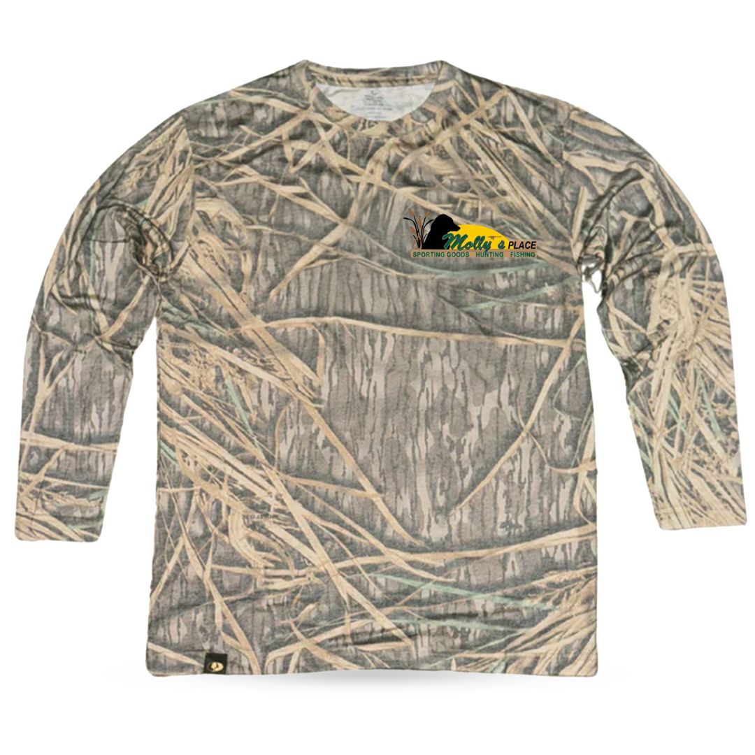 Adult Molly's Long Sleeve Original Shadow Grass Tee - Molly's