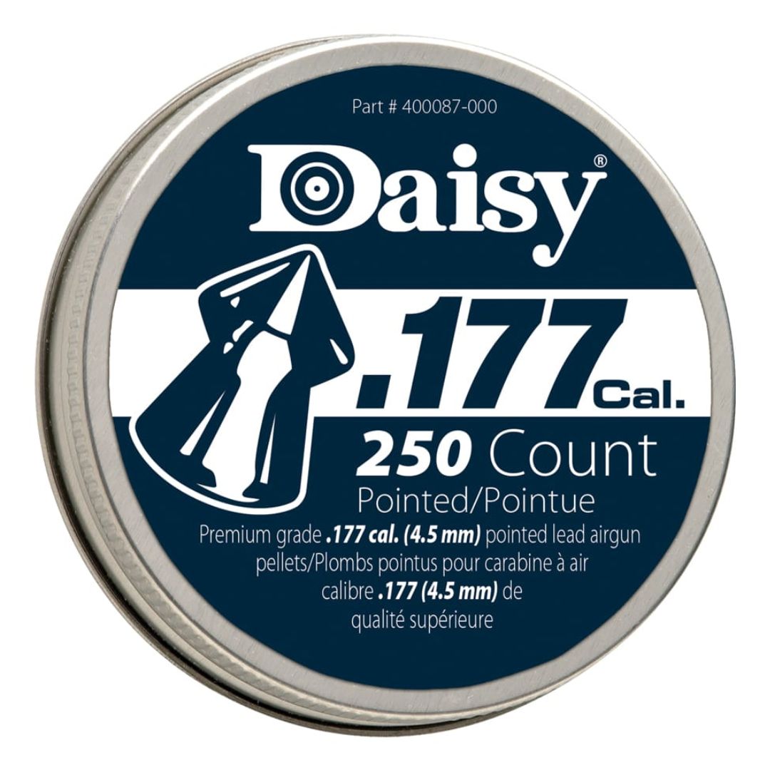 Daisy .177 Cal. Pointed Pellets 250 Tin - Molly's