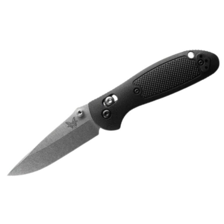 Benchmade Mini Griptilian Black Grivory Drop Point - Molly's